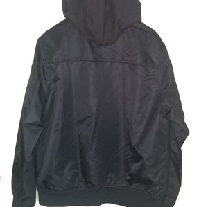Orginal Use | Jackets & Coats | Original Use Mens Black Hooded Bomber ...